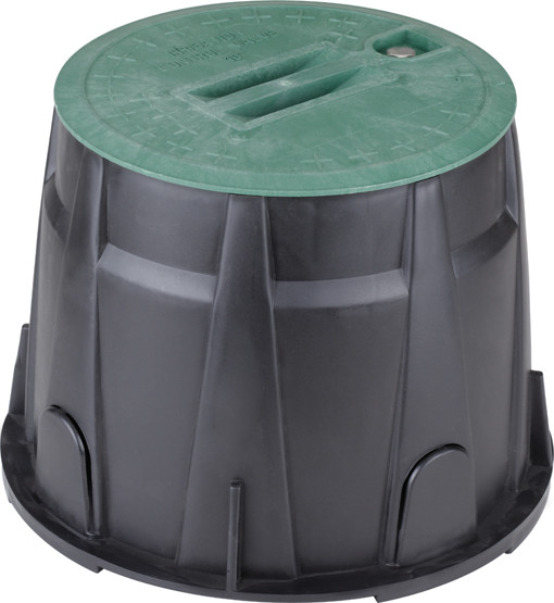 Lawn Water Valve Box 10 Inch Round Sprinkler Control Box UV Stabilised ...