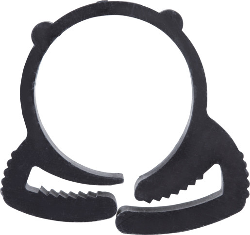 Dn17 Mm Poly Pipe Clamps Durable Pope Ratchet Clamps Negative Rake Teeth